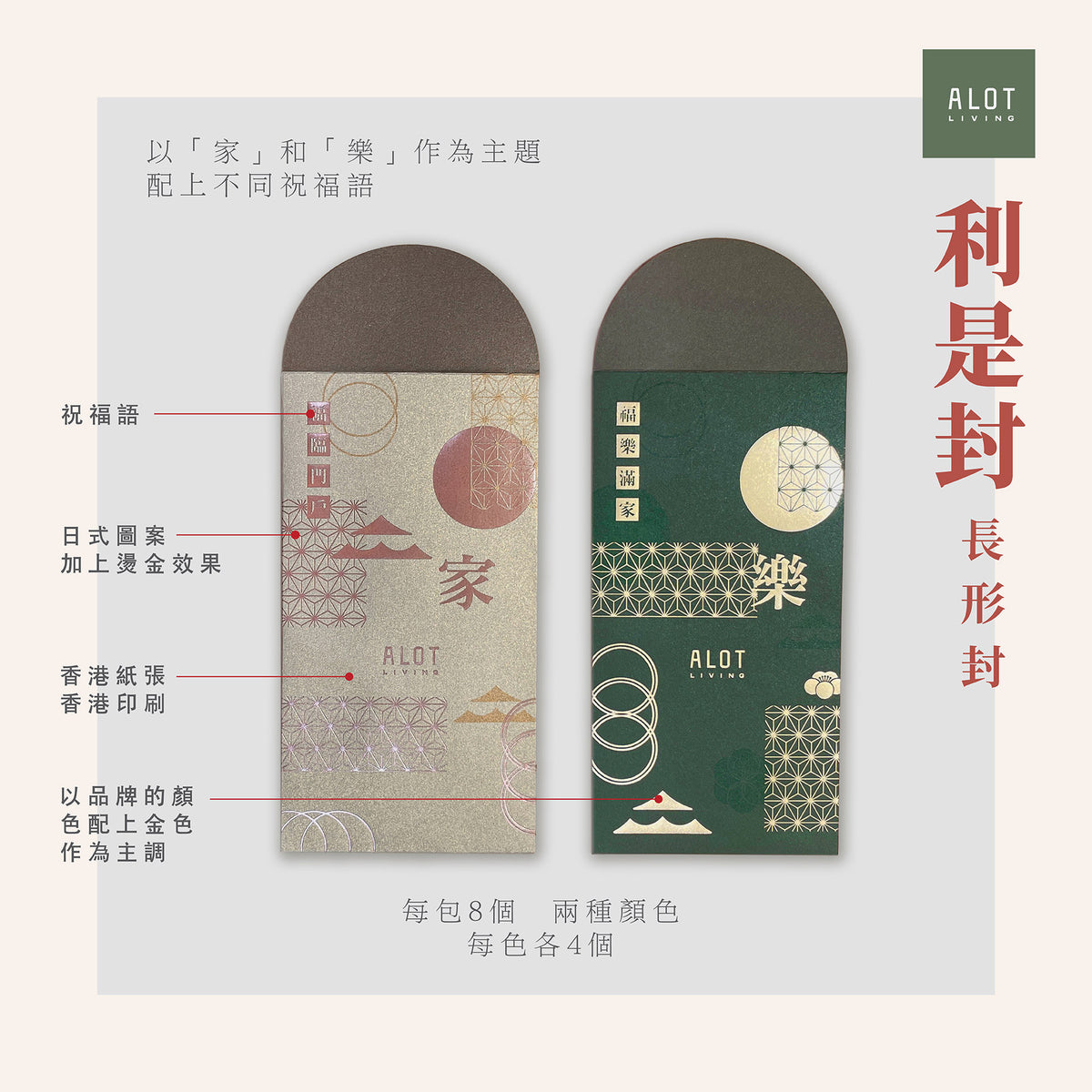 新年自家利是封 — ALOT Red Packet – ALOT Living Limited